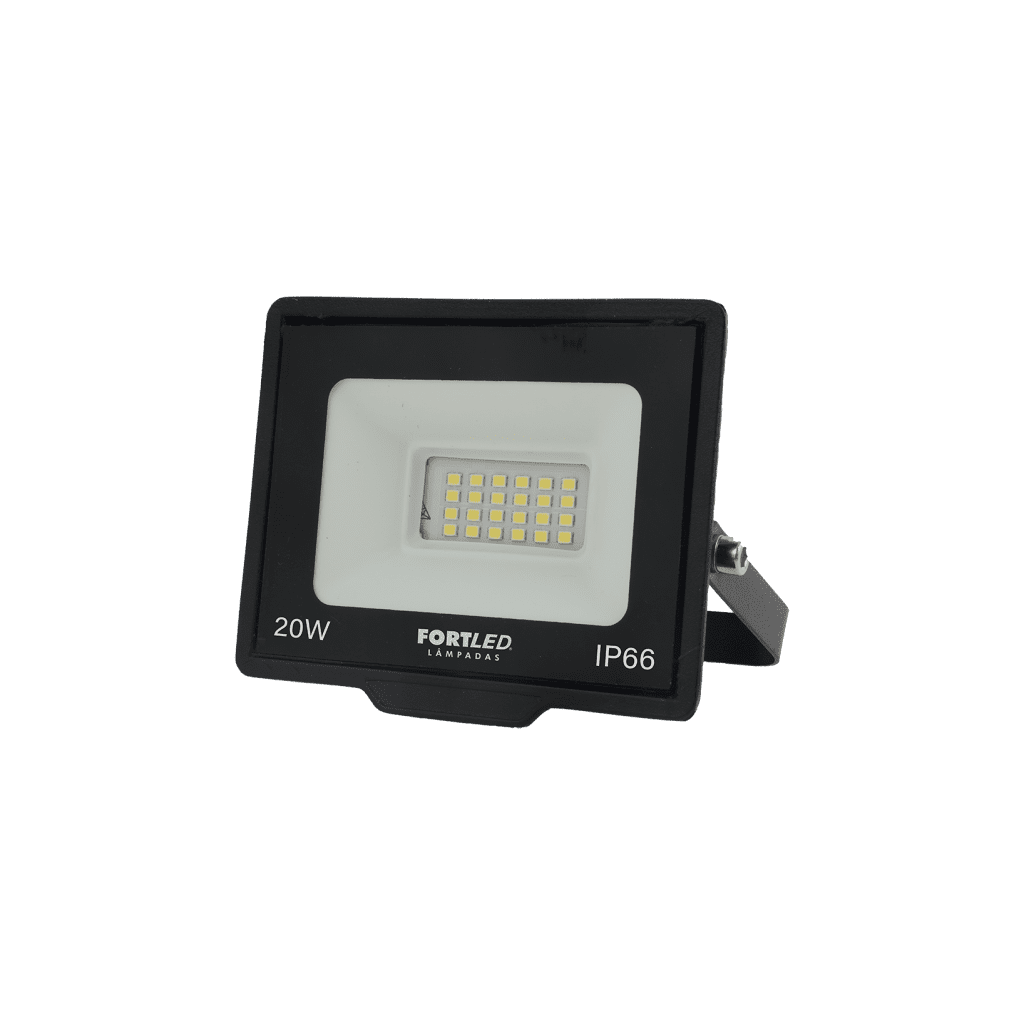 Refletor SuperLed Slim 20W – Luz Branca – FORTLED